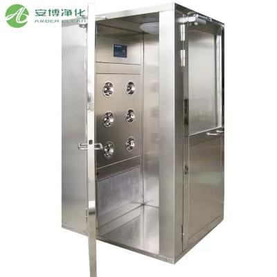China AMBER Cleanroom Stainless Steel Air Shower In Pharmaceutical Industry for sale