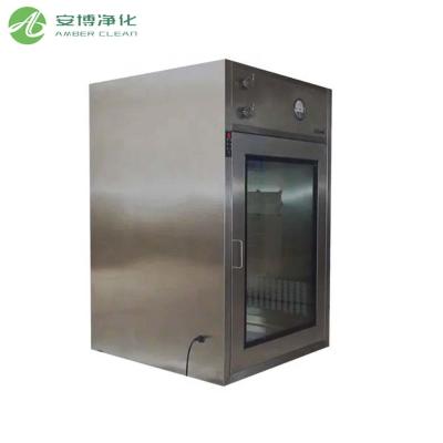 China AMBER SUS304 Laminar Flow Cleanroom Pass Throughs Mechnical Interlock for sale