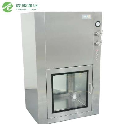 China Automatic Control Air Shower Pass Box With UV Lamp for sale