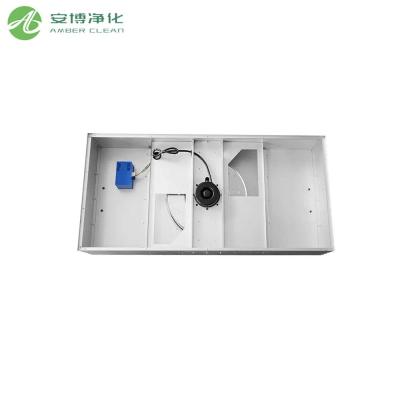 China AMBER FFU-1500 ISO 14644 Galvanized Steel HEPA FFU Filter Fan Unit for sale