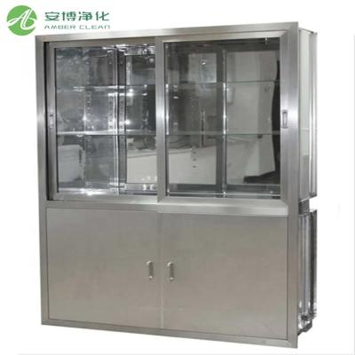 China Stainless Steel Medical Cabinet with Glass Door for sale