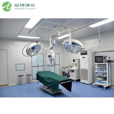 China AMBER Quick Installation Structure Laminar Flow Modular Operating Theatre for sale