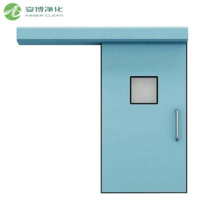 China AMBER Stainless Steel Automatic Hospital Operating Room Sliding Door for sale