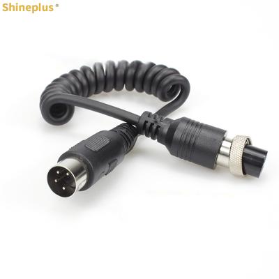 China Custom Wire Harness Manufacturers , M16 Aviation Plug to DIN 4 Pin Wiring Harness for sale