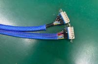China IP67 19*26AWG DB26 Signal Industrial Wiring Harness 300V With Nylon Braided Mesh for sale