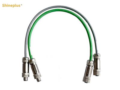 China PUR Sheath M12 Connector Wiring Harness 250V IP67 Waterproof Industrial Cable Harness for sale
