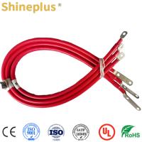 China EV15e PVC Custom Wiring Harness With Red 550mm UL94-V0 Heat Shrink Tubing for sale