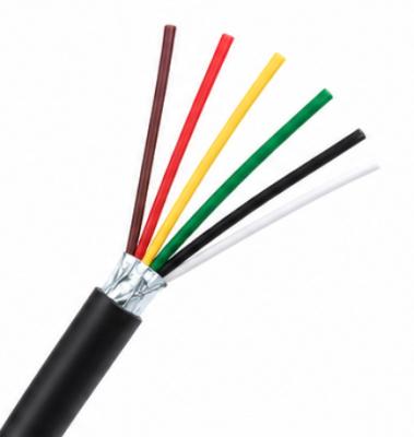 China UL20549 5C×16AWG Flexible Industrial Cable Tinned Copper Stranded with SR-PVC Insulation and PUR Jacket 300V 80℃ for sale