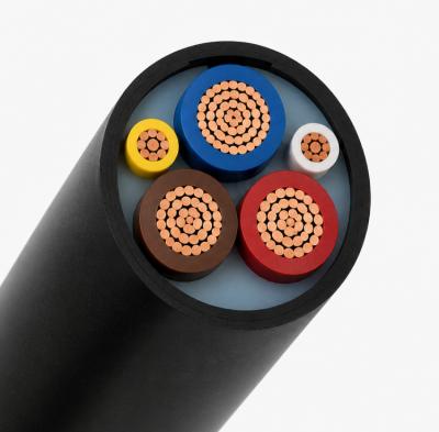 China EVC H07BZ5-F  3C×6mm2+2C×0.75mm2 EV Charging Cable Bared Copper Stranded with EVI-2 Insulation and EVM-1 Jacket 450/750V AC for sale