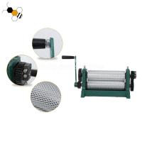 China 4.9mm Cell 310mm roller Beeswax Embossing Machine Beeswax Machine for sale