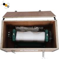 China 4.9mm Cell 310mm roller Beeswax Embossing Machine Beeswax Machine for sale