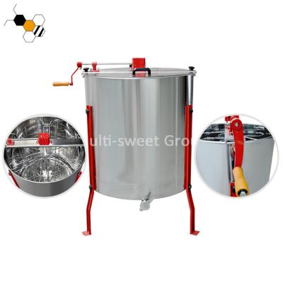 China Centrifugal 68cm Diameter 6 Frame Radial Manual Honey Extractor for sale