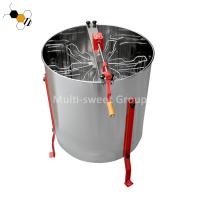 China Centrifugal 68cm Diameter 6 Frame Radial Manual Honey Extractor for sale