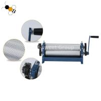 China Aluminum Alloy 86mm Cylinder 450mm Roller Beeswax Foundation Mill for sale