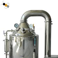 China Double Thickening Tanks 2T Honey Filtering Machine Honey Extractor for sale