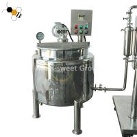 China Double Thickening Tanks 2T Honey Filtering Machine Honey Extractor for sale