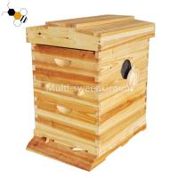 China 18mm Thickness Wax Coated Flow Bee Hive With Queen Excluder for sale