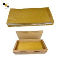 China Yellow 72g 80g Pure Beeswax Bee Foundation Sheets for sale