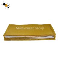 China Yellow 72g 80g Pure Beeswax Bee Foundation Sheets for sale