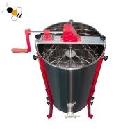 China Ergonomic Handle Diameter 38cm 3 Frame Manual Honey Extractor for sale