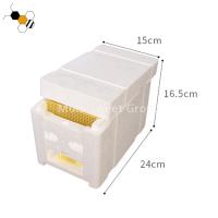 China Styrofoam Queen Bee Mating Box 24*15*16.5cm Queen Rearing Nucleus Hive for sale