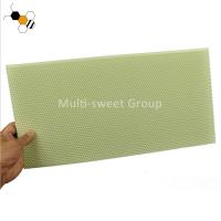 China Green 42.5*21.2cm Food Grade Plastic Bee Foundation Sheets for sale
