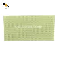 China Green 42.5*21.2cm Food Grade Plastic Bee Foundation Sheets for sale
