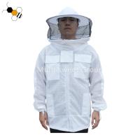 China Cotton Polyester Bee Veil And Jacket Beekeeping Protective Clothing for sale
