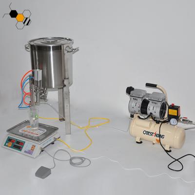 China 201 Stainless Steel 50KG capacity Honey Filling Machine for sale