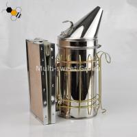 China Manual 19.3cm Barrel Height American Medium Bee Smoker for sale
