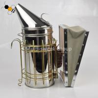 China Manual 19.3cm Barrel Height American Medium Bee Smoker for sale