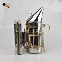 China 10cm Barrel Diameter Leatheroid SS Bee Hive Smoker for sale