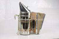 China 19.3*10cm Barrel Galvanized Leatheroid Electric Bee Smoker for sale