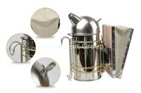 China Bee Smoker 25cm Galvanized Leatheroid Honeycomb Smoker For Beekeeper for sale