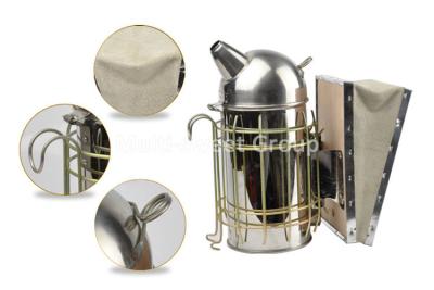 China Bee Smoker 25cm Galvanized Leatheroid Honeycomb Smoker For Beekeeper for sale
