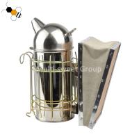 China Bee Smoker 25cm Galvanized Leatheroid Honeycomb Smoker For Beekeeper for sale