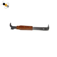 China 35.8cm Stainless Steel Chisel Hive Tool With Wooden Handle for sale