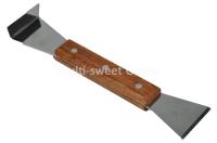 China Stainless Steel Propolis Wax Removal 20.5cm Beehive Scraper for sale