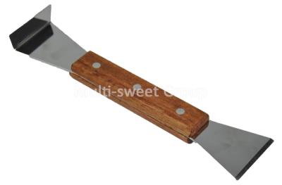 China Stainless Steel Propolis Wax Removal 20.5cm Beehive Scraper for sale