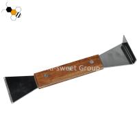 China Stainless Steel Propolis Wax Removal 20.5cm Beehive Scraper for sale