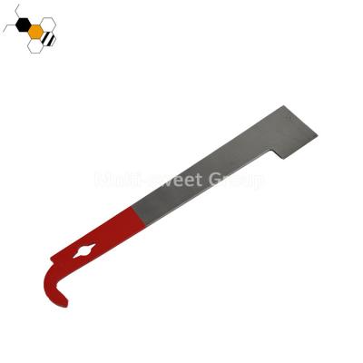 China Red Apiculture Tools 146g 26.8cm J Hook Bee Hive Tool for sale