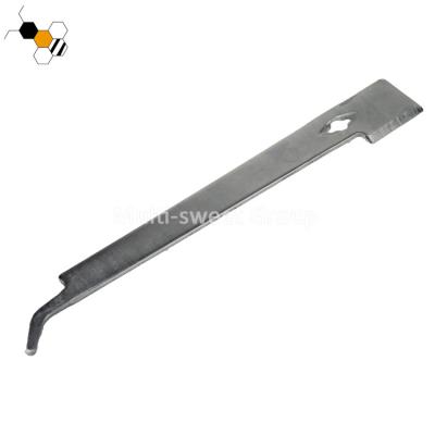 China Honey Scraper 29.5cm Polished Stainless Steel J Hook Hive Tool for sale