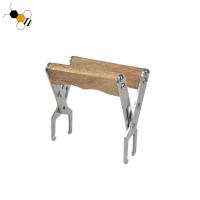 China Wood Handle Stainless Steel Beekeeping Beehive Frame Grip for sale