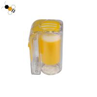 China Apiculture Yellow Plastic Sponge Plunger Queen Marking Tube for sale