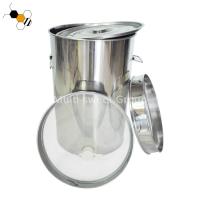 China Double Layer Strainer 40cm Diameter SS201 Honey Bottling Tank for sale