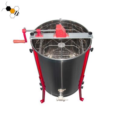 China 201SS Barrel Centrifugal 4 Frame Manual Honey Extractor for sale