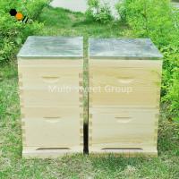 China 10 Frames Pinus Sylvestris 20mm Australian Style Bee Hive for sale