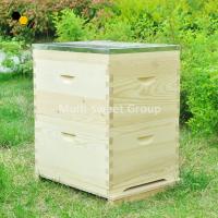 China 10 Frames Pinus Sylvestris 20mm Australian Style Bee Hive for sale