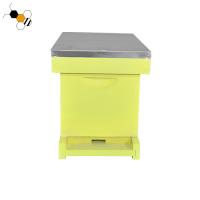China Painted Fir Wooden Yellow Langstroth Nuc Box For queen rearing for sale