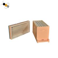 China queen rearing 20mm Fir Langstroth Hive Painted Wooden Bee Hive for sale